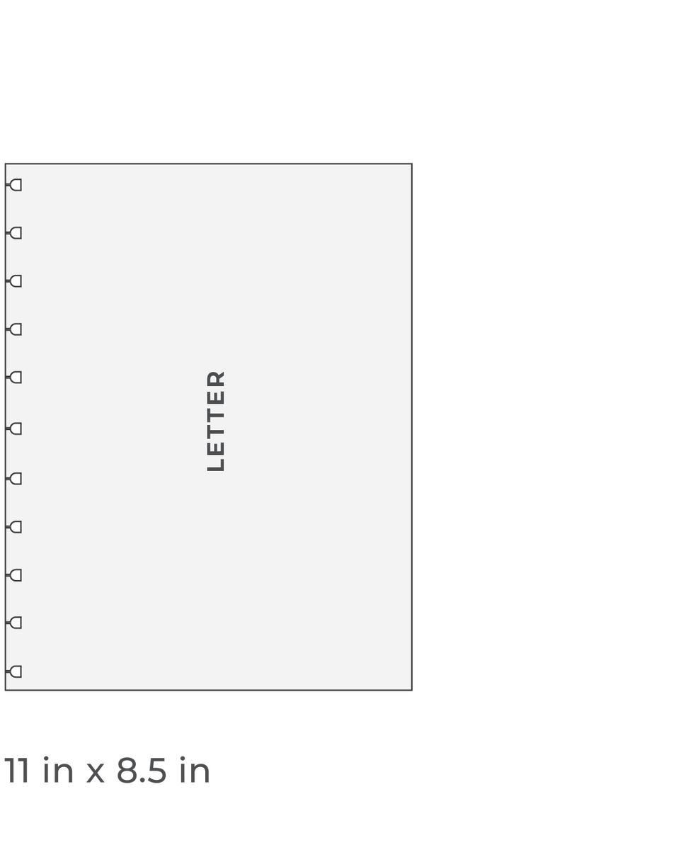 Filofax Notebook Letter Refills – Filofax US